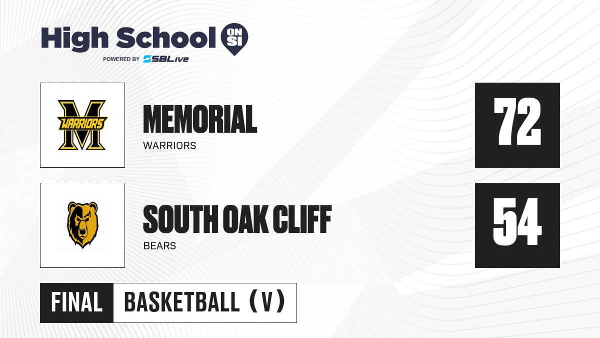 Preview - Memorial vs South Oak Cliff Boys Basketball - Nov 24, 2025 ...