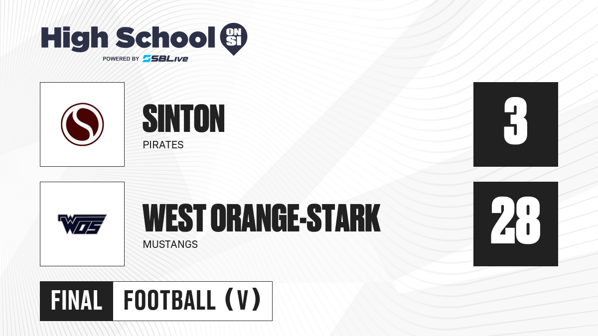 Preview - Sinton vs West Orange-Stark Football - Dec 12, 2025 - High ...