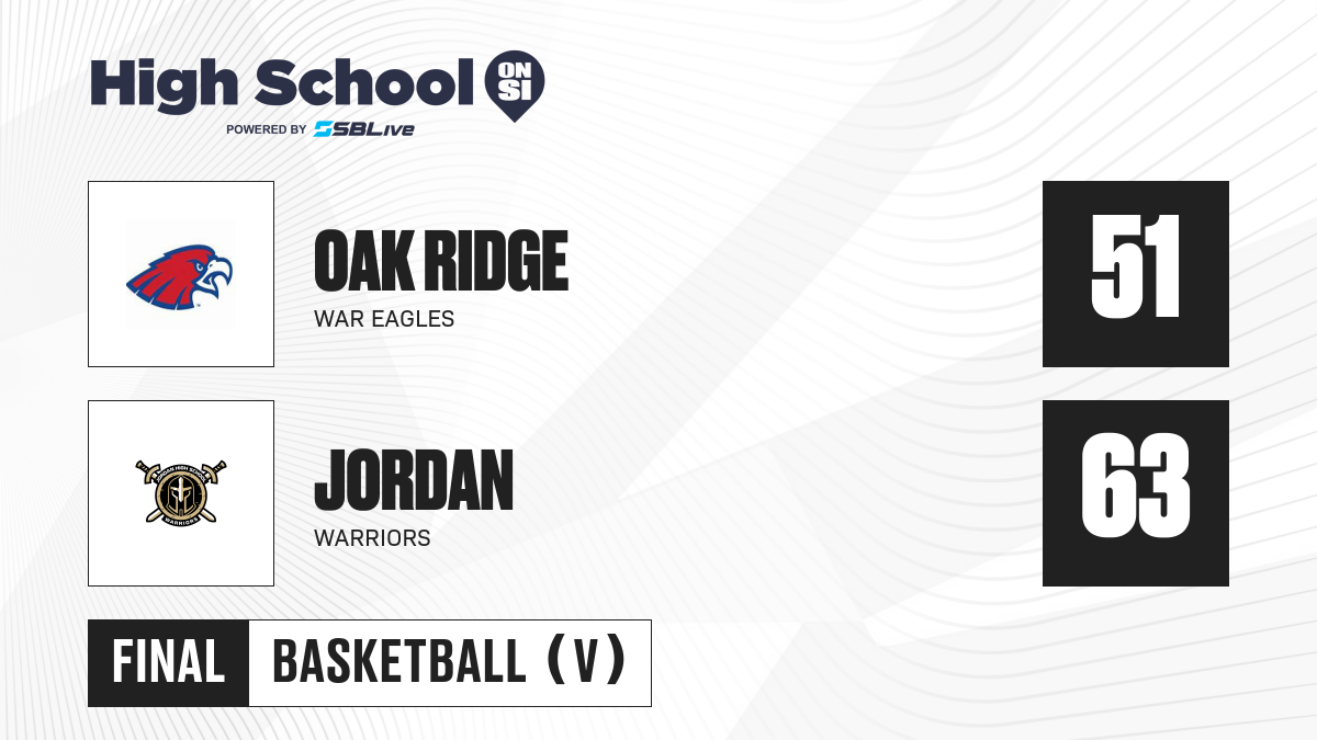 Oak Ridge vs Jordan Boys Basketball - Dec 29, 2025 - High School On SI