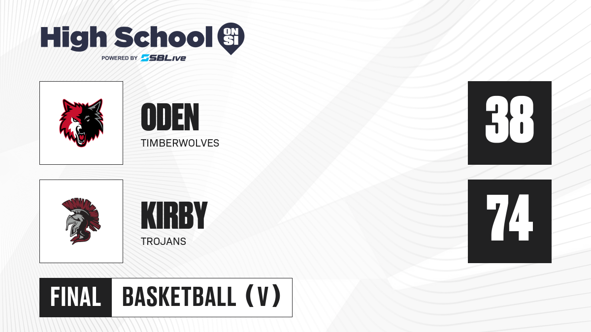 Oden vs Kirby Boys Basketball - Jan 13, 2026 - High School On SI