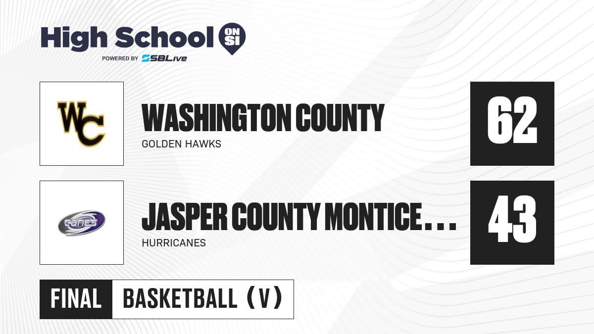 Washington County vs Jasper County Monticello Boys Basketball - Dec 30 ...