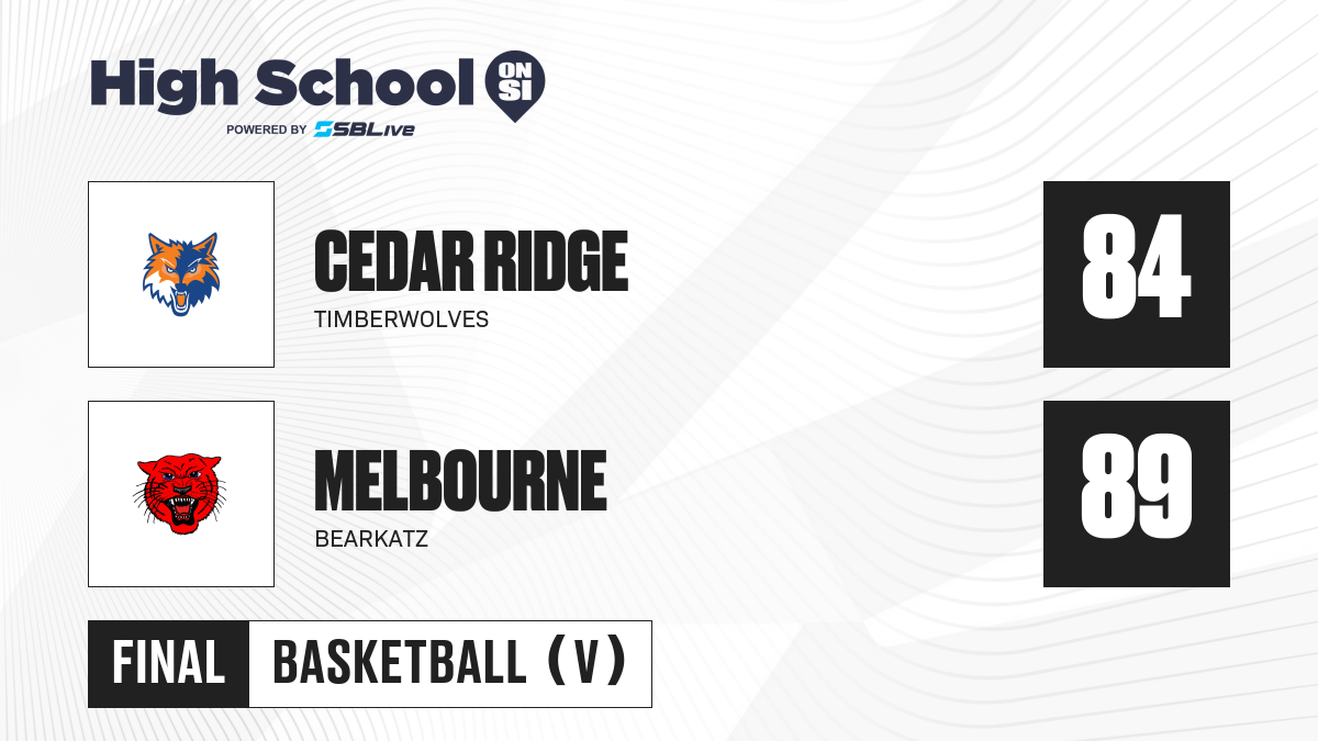 Melbourne vs Cedar Ridge Boys Basketball - Dec 31, 2025 - High School On SI