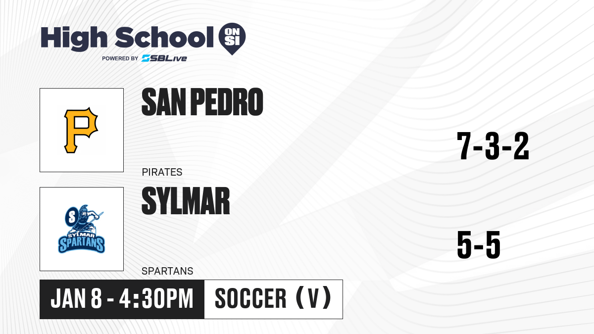 San Pedro vs Sylmar Boys Soccer - Jan 8, 2026 - High School On SI