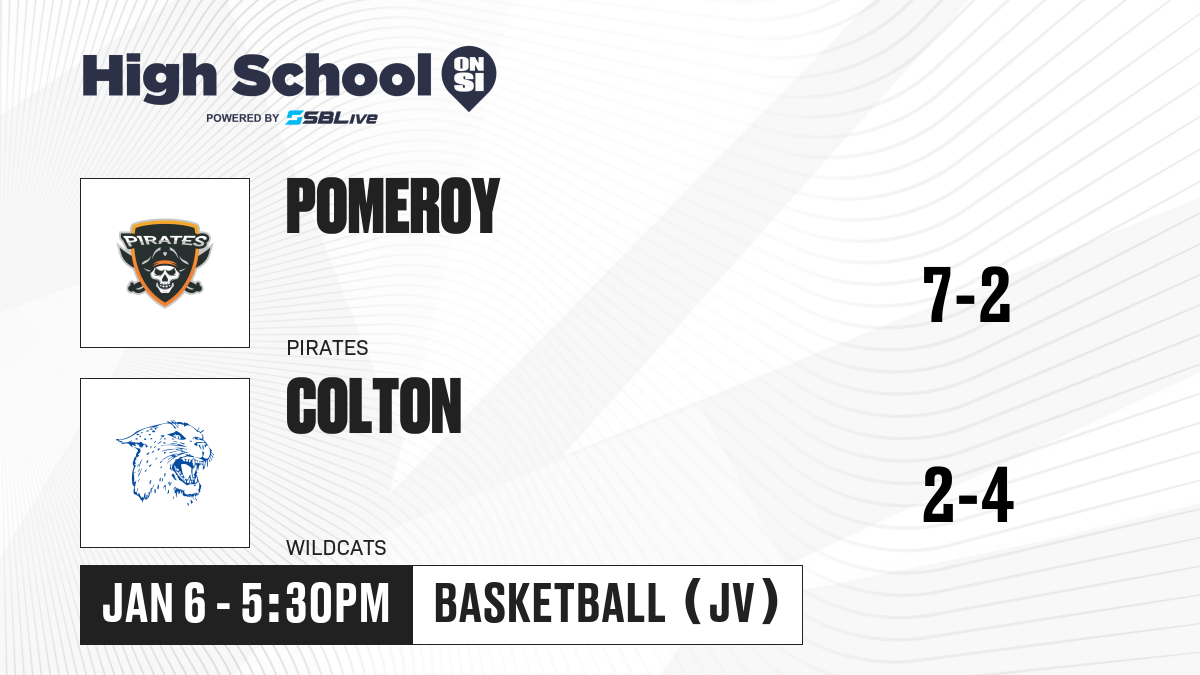 Pomeroy vs Colton JV Boys Basketball - Jan 6, 2026 - High School On SI