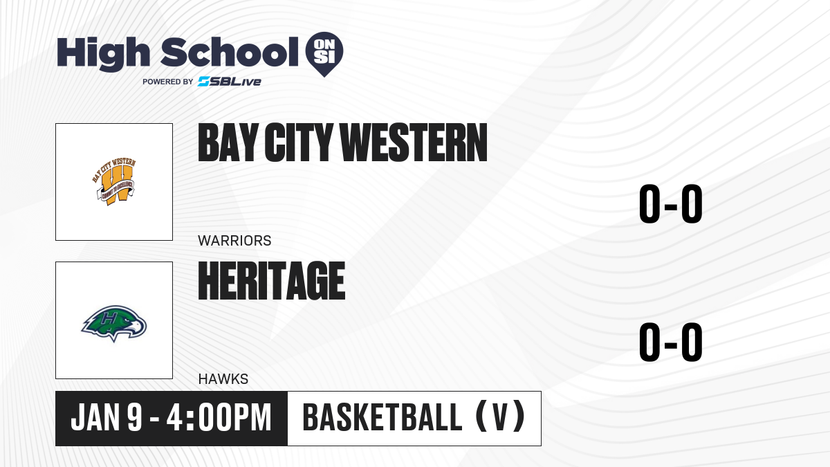 Preview - Bay City Western vs Heritage Boys Basketball - Jan 9, 2026 ...