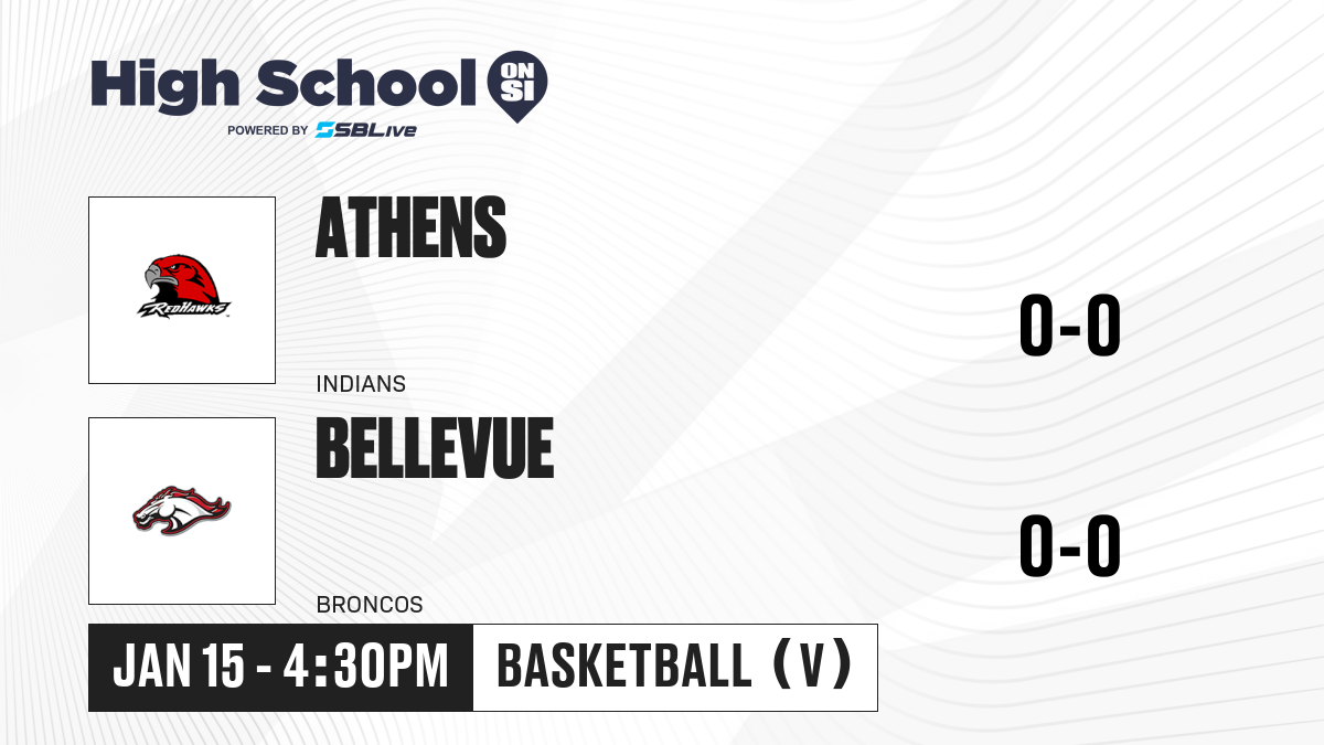 Athens vs Bellevue Boys Basketball - Jan 15, 2026 - High School On SI