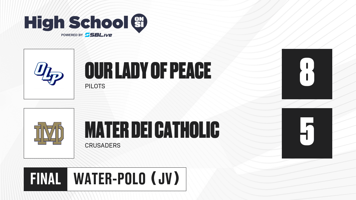 Our Lady of Peace vs Mater Dei Catholic JV Girls Water Polo - Jan 12 ...