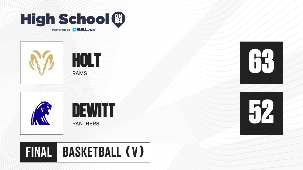Holt vs DeWitt Boys Basketball - Dec 16, 2025 - High School On SI
