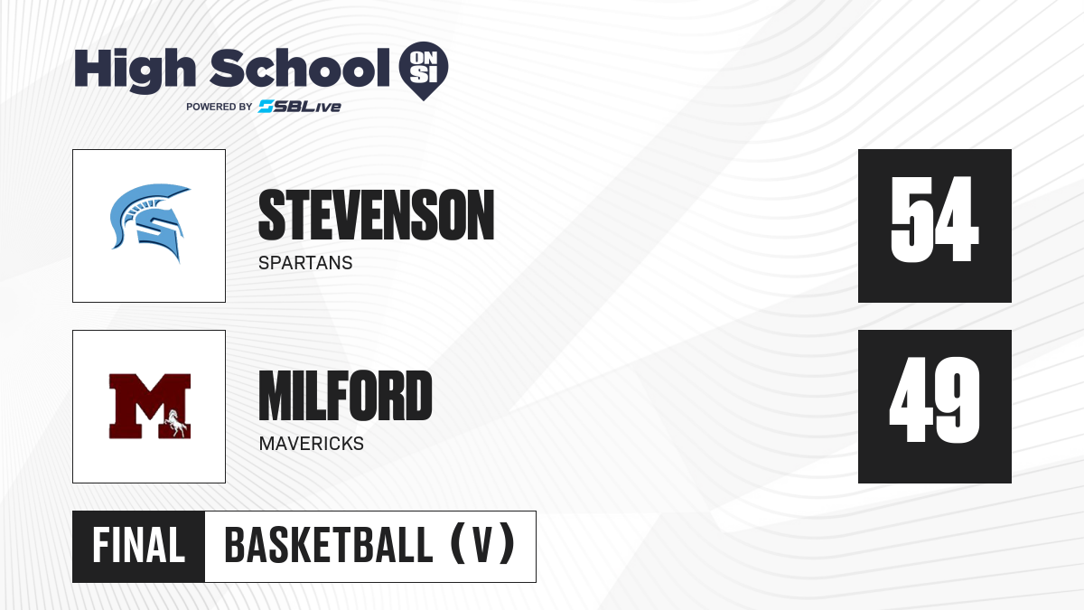 Stevenson vs Milford Boys Basketball - Dec 2, 2025 - High School On SI