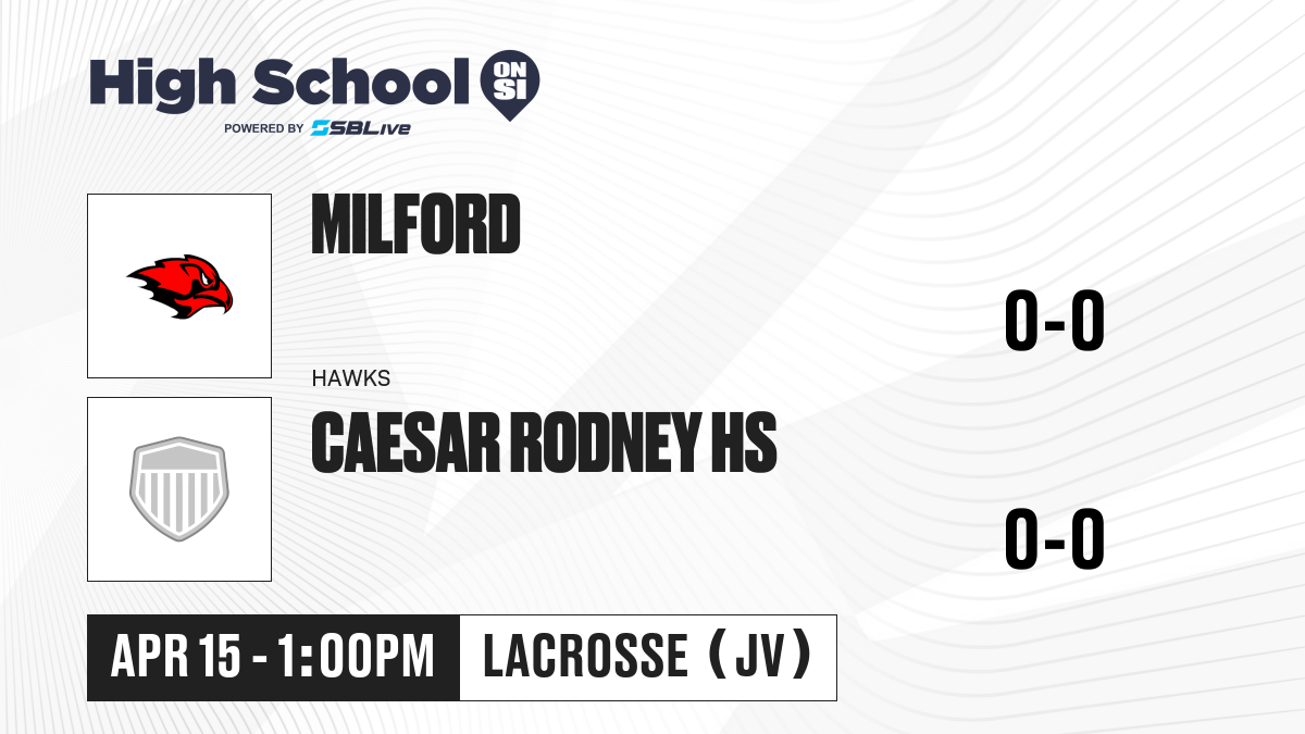 Milford vs Caesar Rodney Hs JV Girls Lacrosse - Apr 15, 2026 - High ...