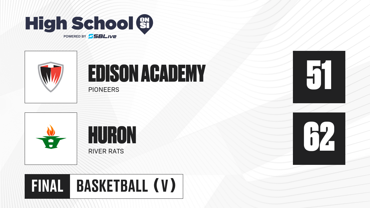 Edison Academy vs Huron Boys Basketball - Dec 13, 2025 - High School On SI