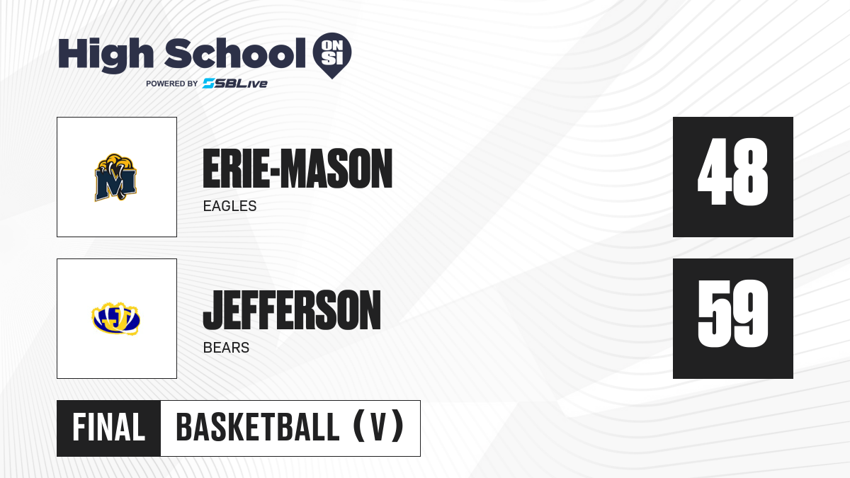 Erie-Mason vs Jefferson Boys Basketball - Dec 9, 2025 - High School On SI