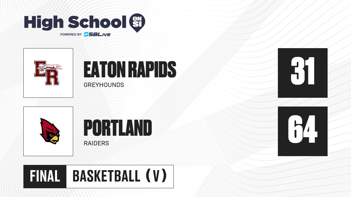 Eaton Rapids vs Portland Boys Basketball - Jan 13, 2026 - High School On SI