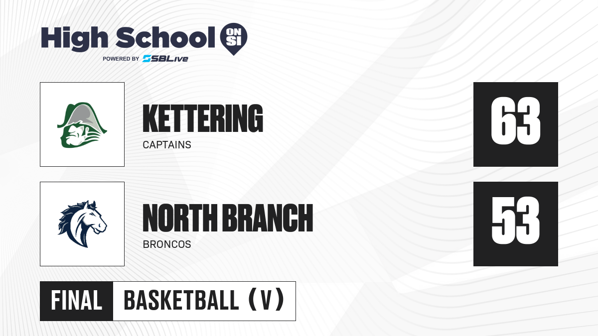 Kettering vs North Branch Boys Basketball - Dec 2, 2025 - High School On SI