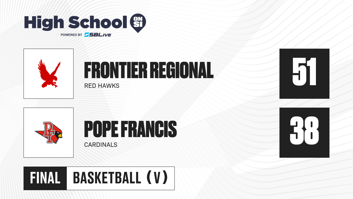 Frontier Regional vs Pope Francis Girls Basketball - Jan 9, 2026 - High ...
