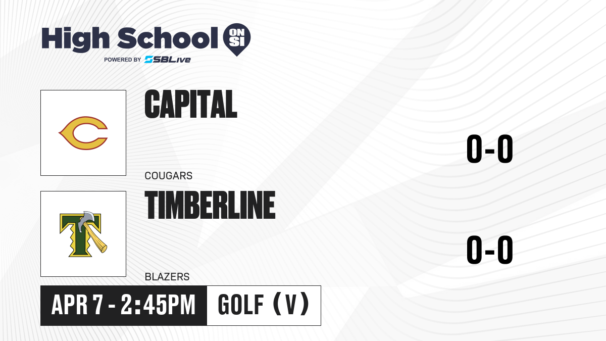 Capital vs Timberline Boys Golf - Apr 7, 2026 - High School On SI
