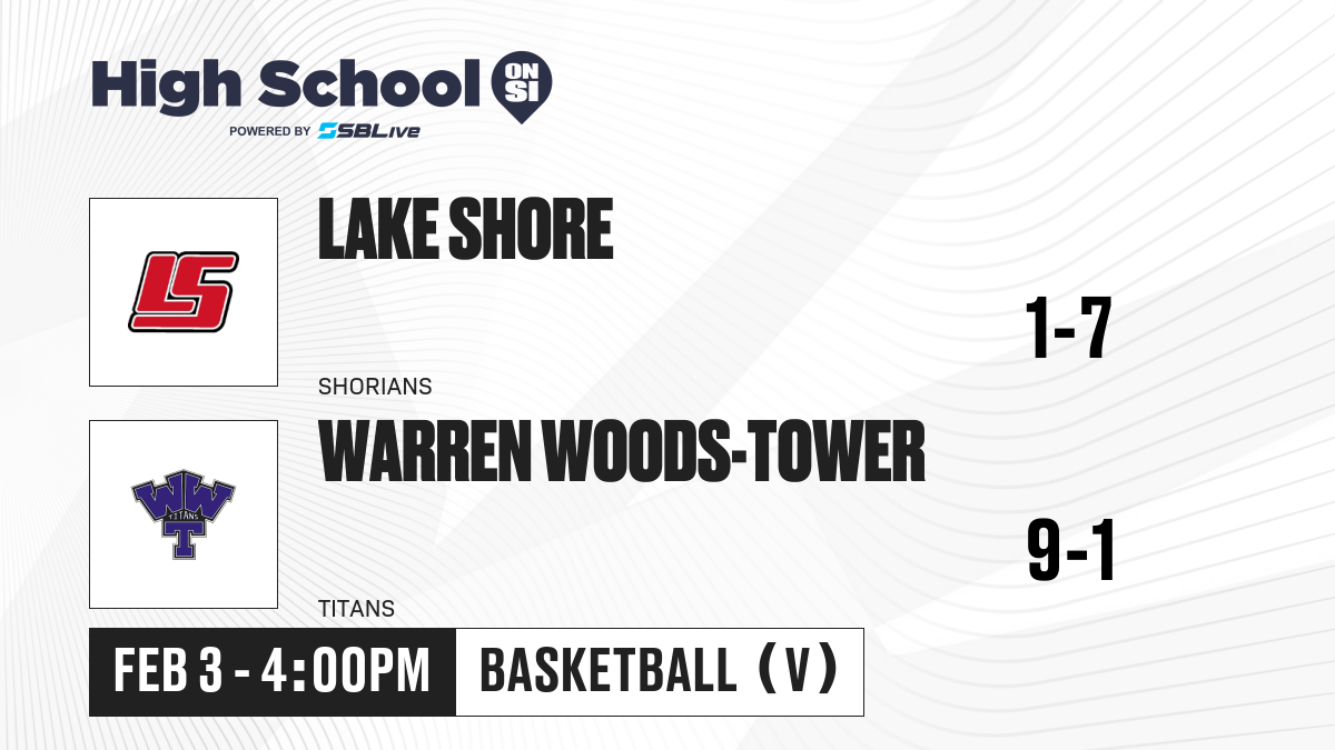 Lake Shore vs Warren Woods-Tower Boys Basketball - Feb 3, 2026 - High ...