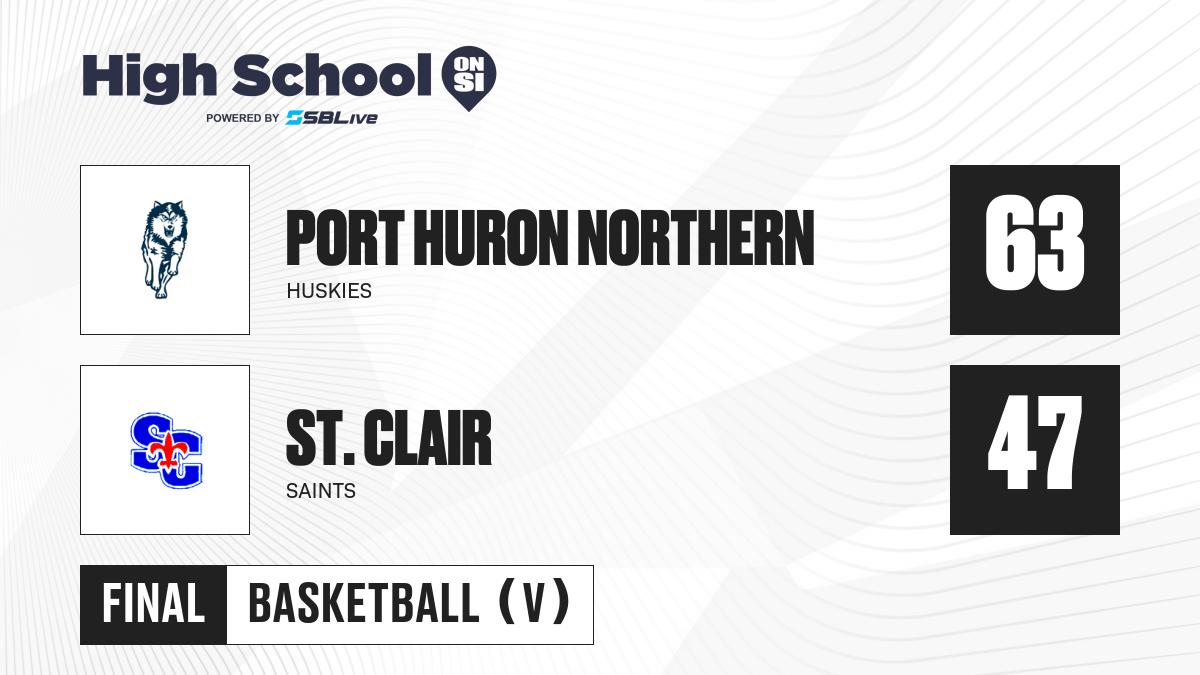 Port Huron Northern vs St. Clair Boys Basketball - Dec 12, 2025 - High ...