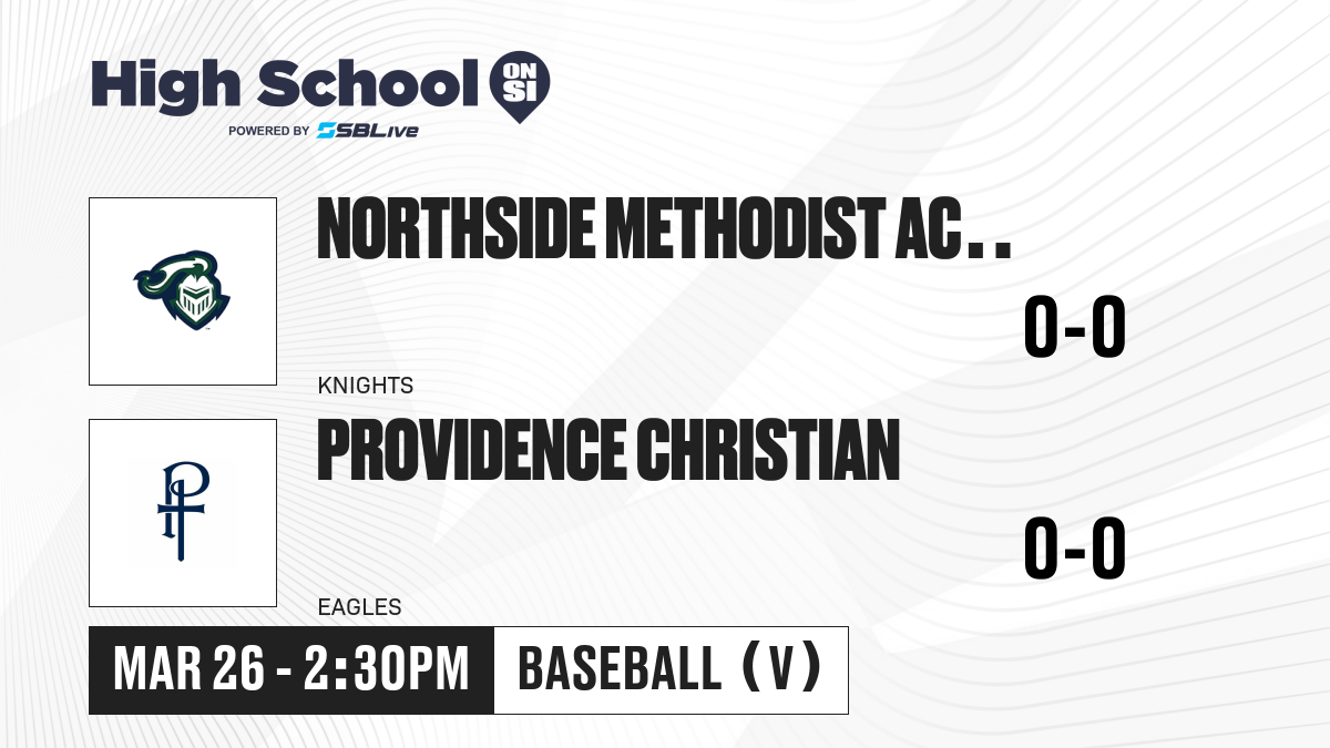 Northside Methodist Academy vs Providence Christian Baseball - Mar 26 ...