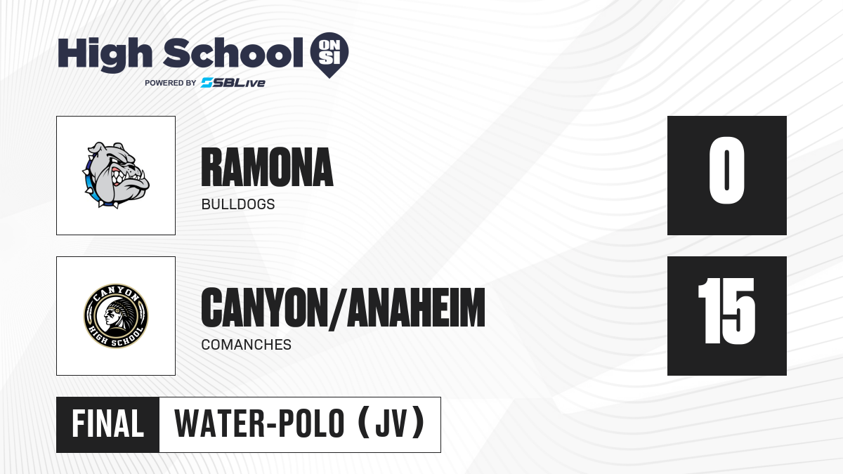 Ramona vs Canyon/Anaheim JV Girls Water Polo - Jan 9, 2026 - High ...