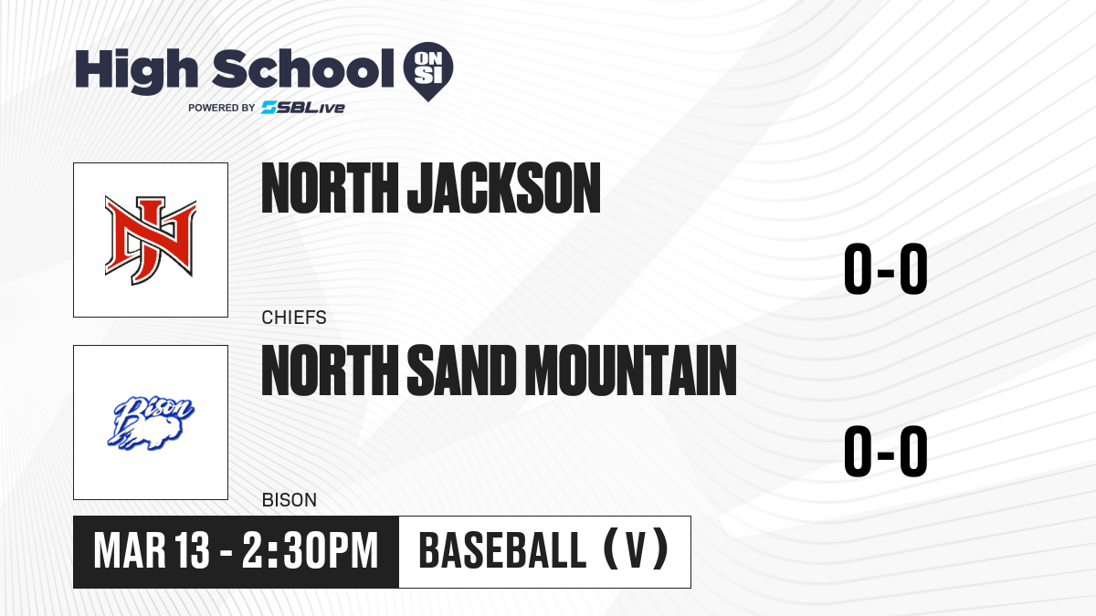 North Jackson vs North Sand Mountain Baseball - Mar 13, 2026 - High ...