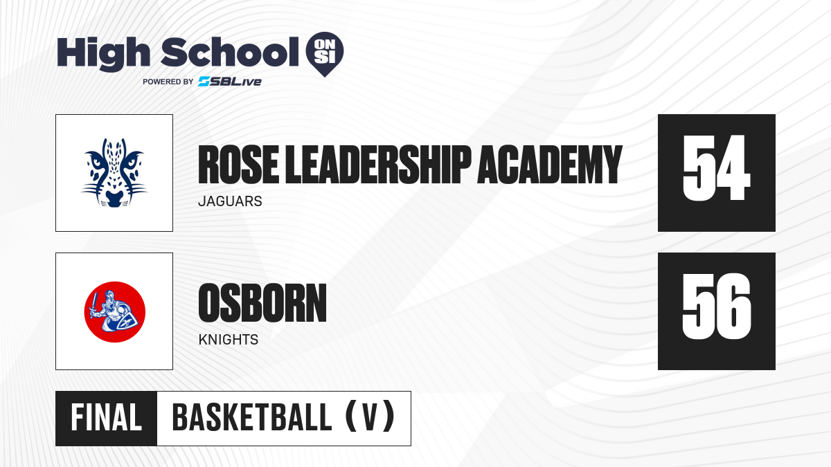 Rose Leadership Academy vs Osborn Boys Basketball - Dec 5, 2025 - High ...