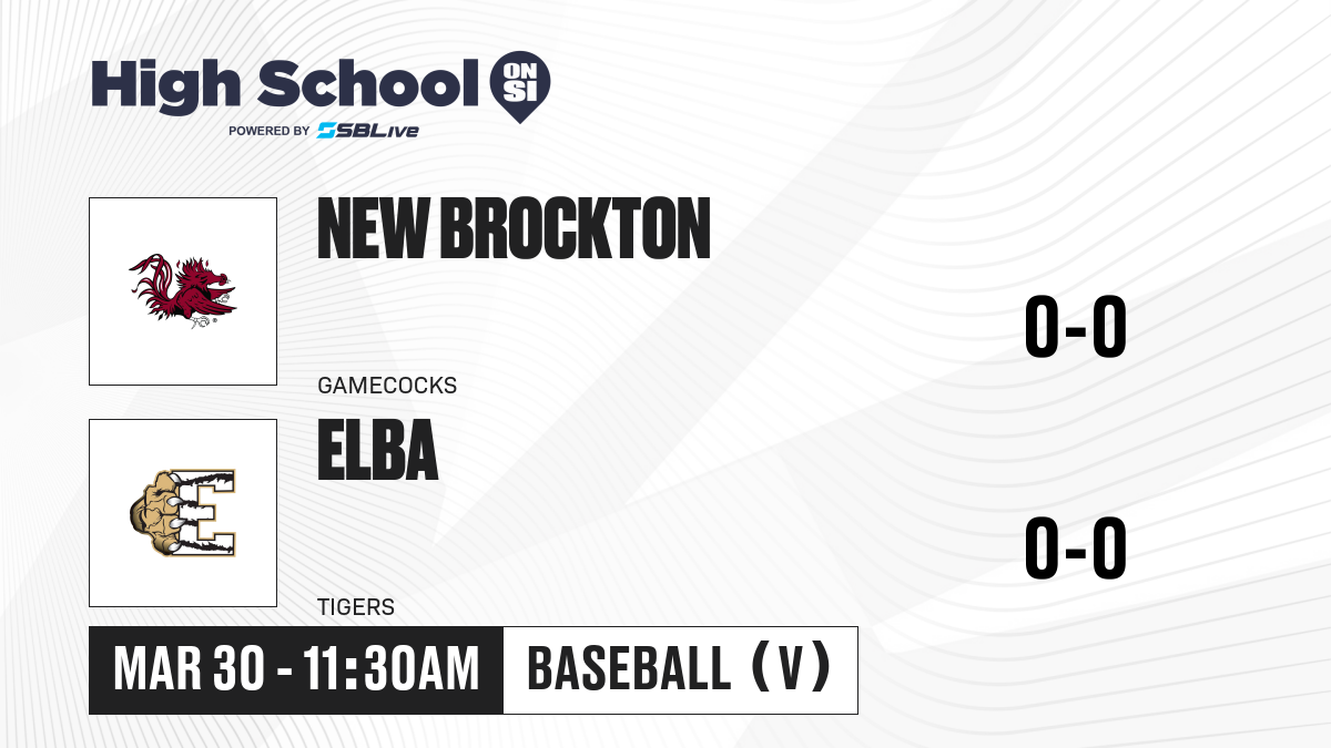 New Brockton vs Elba Baseball - Mar 30, 2026 - High School On SI
