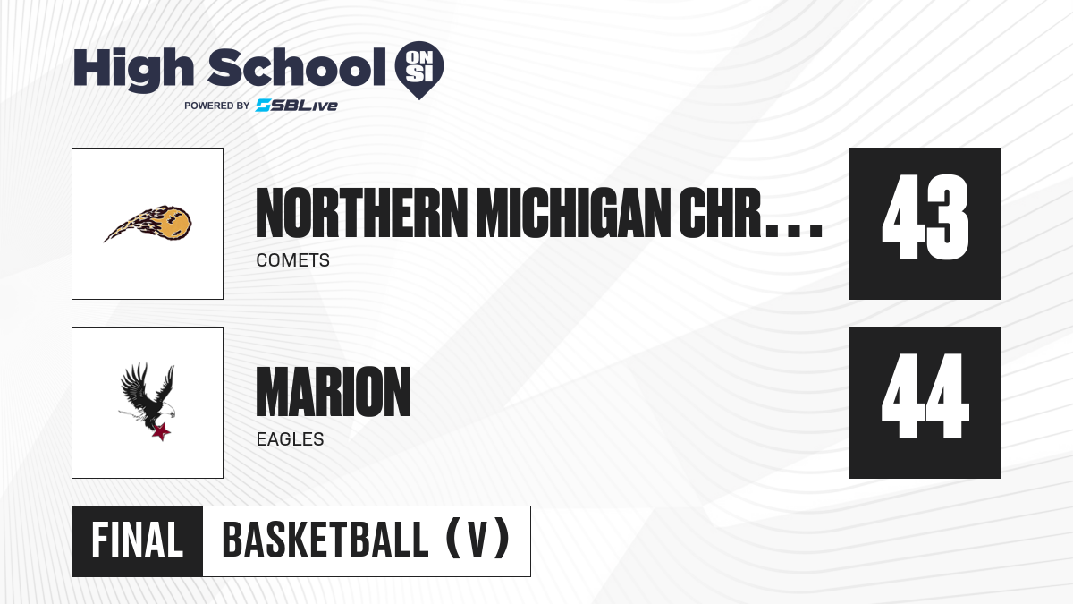 Northern Michigan Christian vs Marion Boys Basketball - Dec 1, 2025 ...