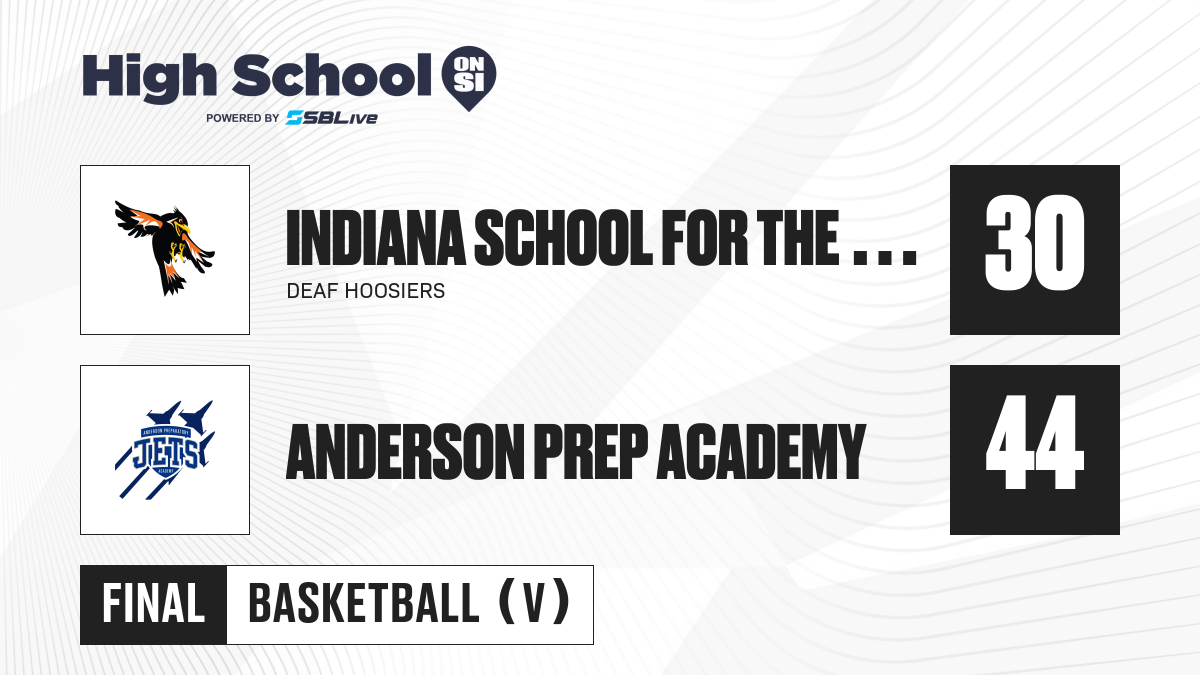 Indiana School for the Deaf vs Anderson Prep Academy Boys Basketball ...