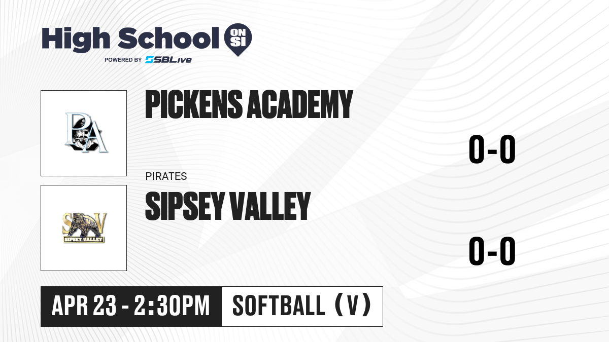 Pickens Academy vs Sipsey Valley Softball - Apr 23, 2026 - High School ...