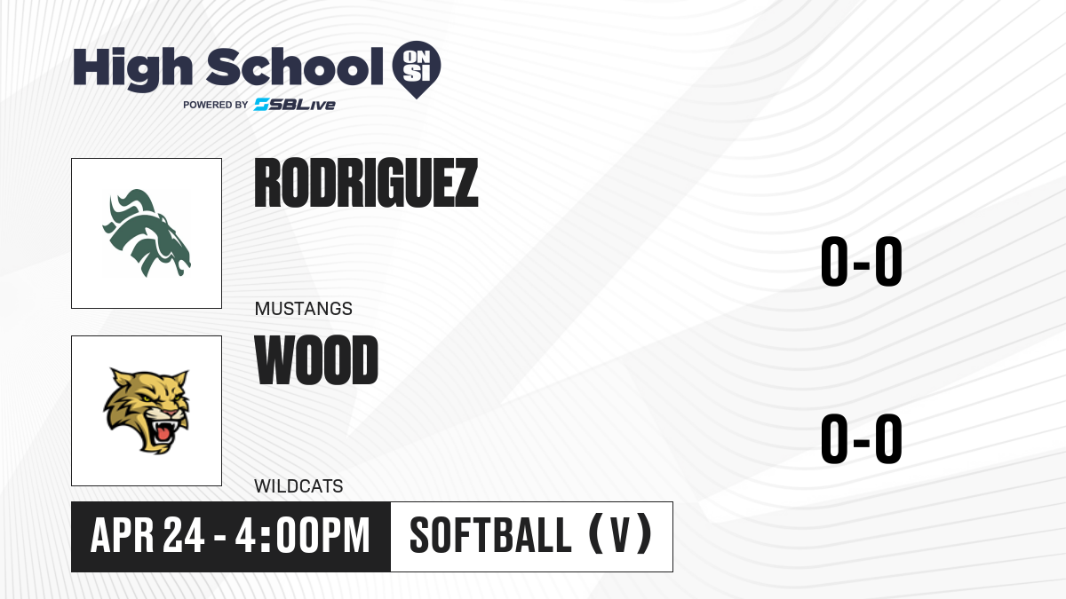 Rodriguez vs Wood Softball - Apr 24, 2026 - High School On SI