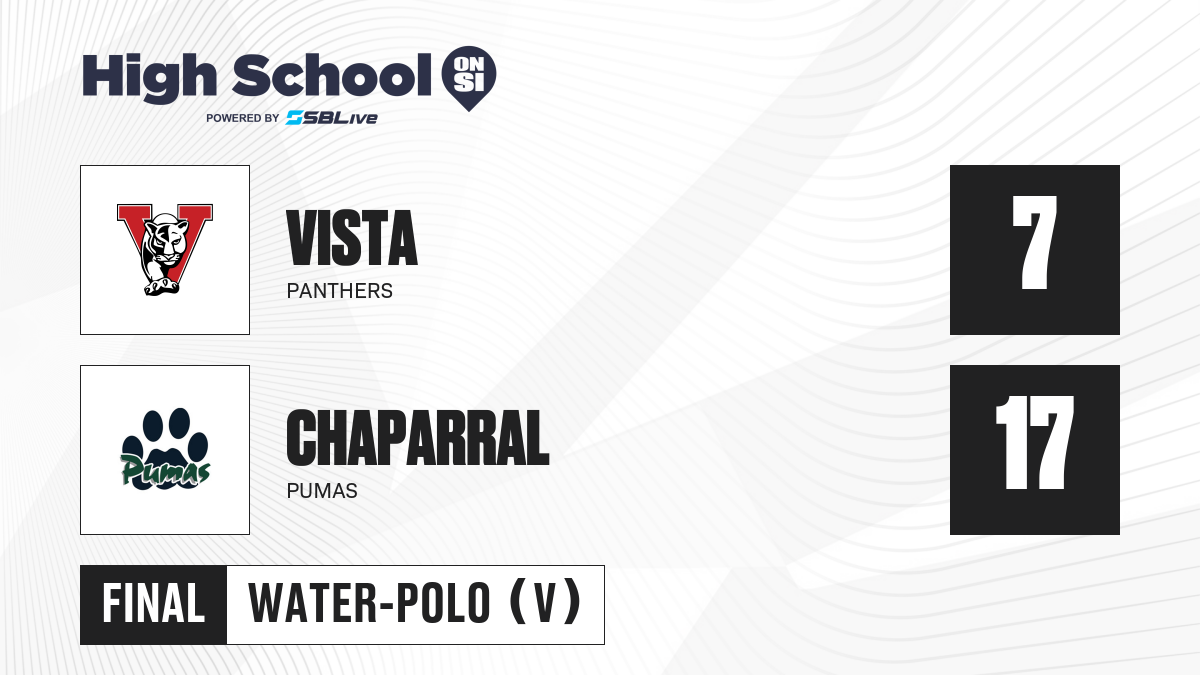 Vista vs Chaparral Girls Water Polo - Jan 9, 2026 - High School On SI