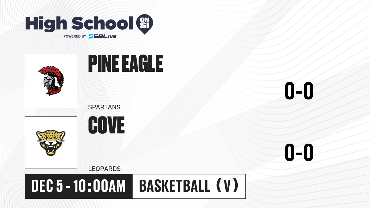 Pine Eagle vs Cove Boys Basketball - Dec 5, 2025 - High School On SI