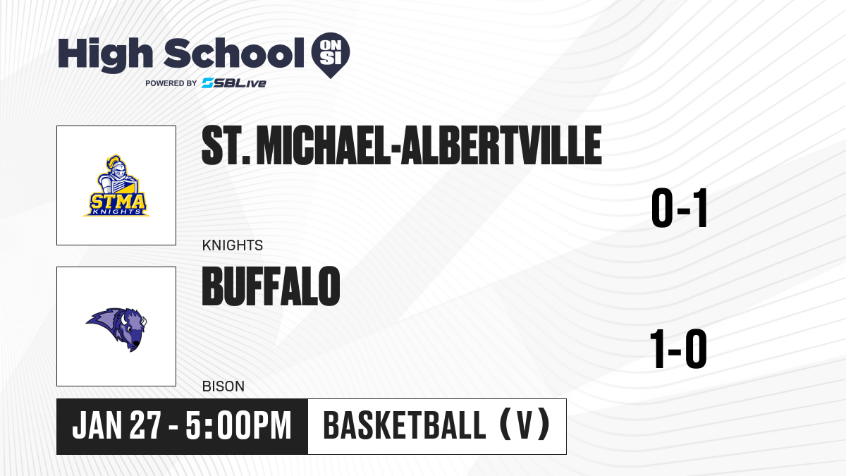 St. Michael-Albertville vs Buffalo Boys Basketball - Jan 27, 2026 ...