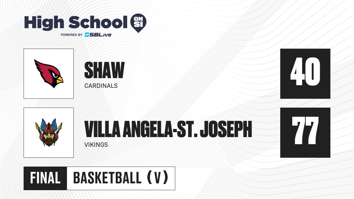 Shaw vs Villa Angela-St. Joseph Boys Basketball - Dec 13, 2025 - High ...