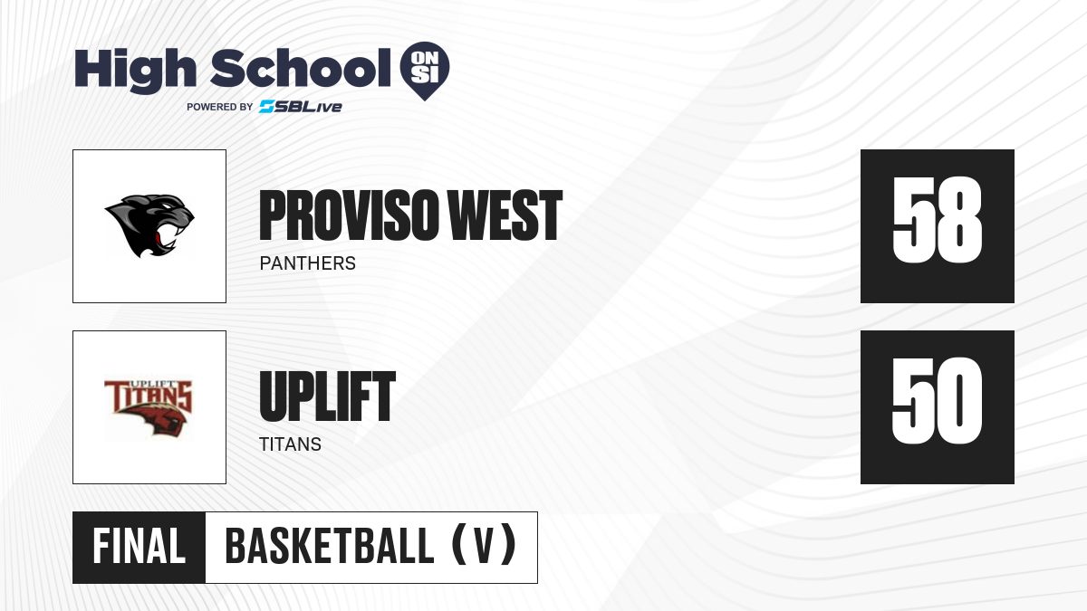 Proviso West vs Uplift Boys Basketball - Nov 26, 2025 - High School On SI