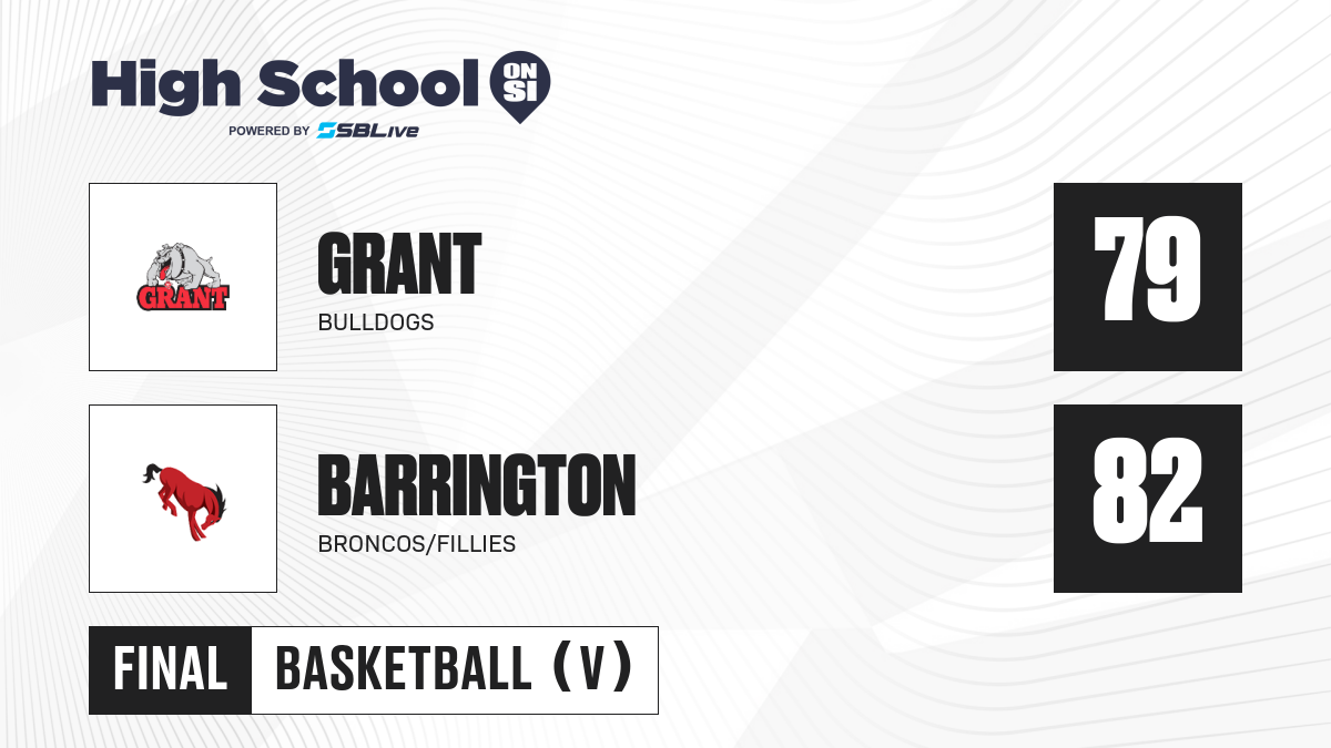 Grant vs Barrington Boys Basketball - Dec 20, 2025 - High School On SI