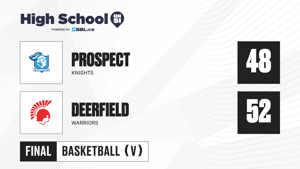 Prospect vs Deerfield Boys Basketball - Dec 23, 2025 - High School On SI