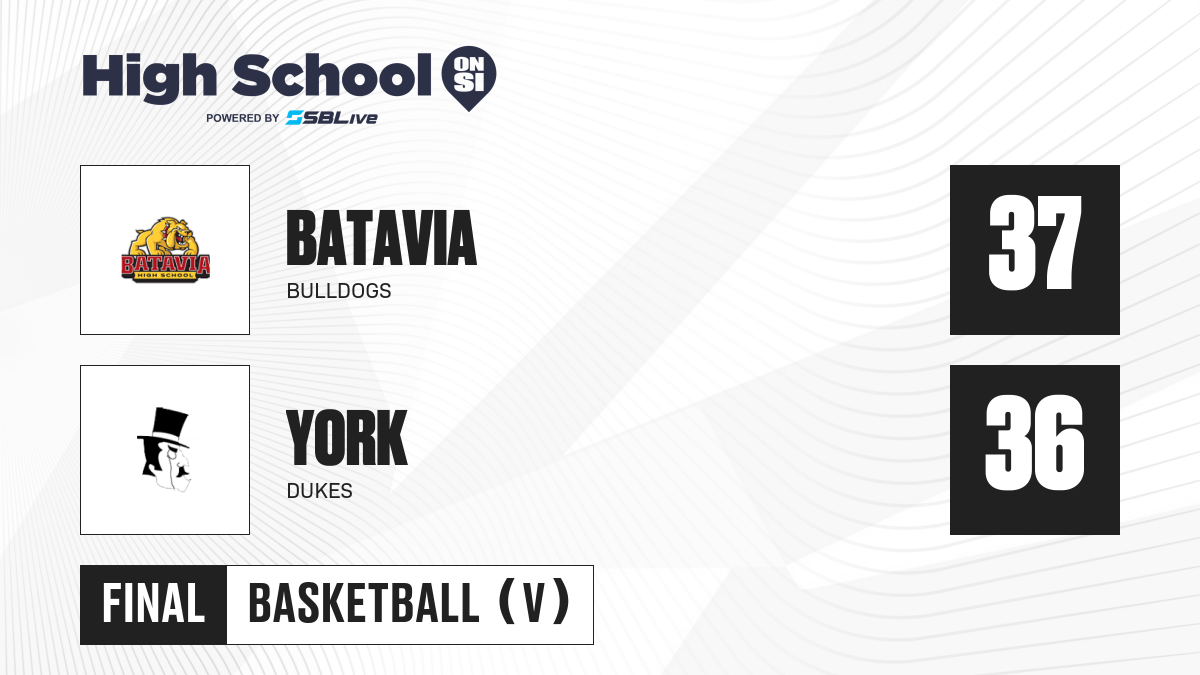 Batavia vs York Boys Basketball - Dec 26, 2025 - High School On SI