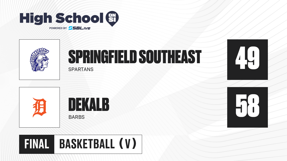 Springfield Southeast vs DeKalb Boys Basketball - Dec 27, 2025 - High ...