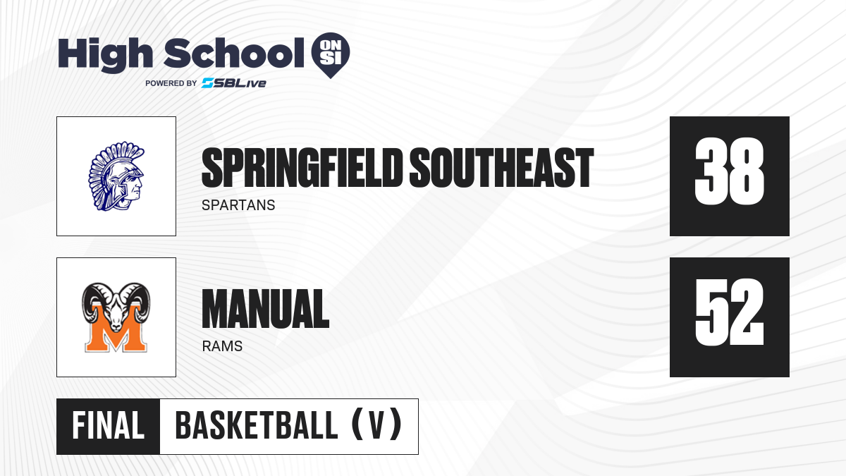 Springfield Southeast vs Manual Boys Basketball - Jan 6, 2026 - High ...