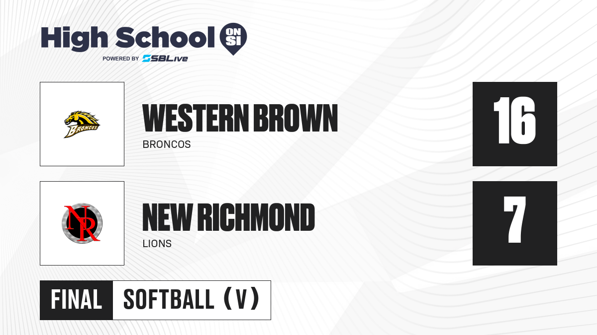 Western Brown vs New Richmond Softball - Apr 6, 2026 - High School On SI