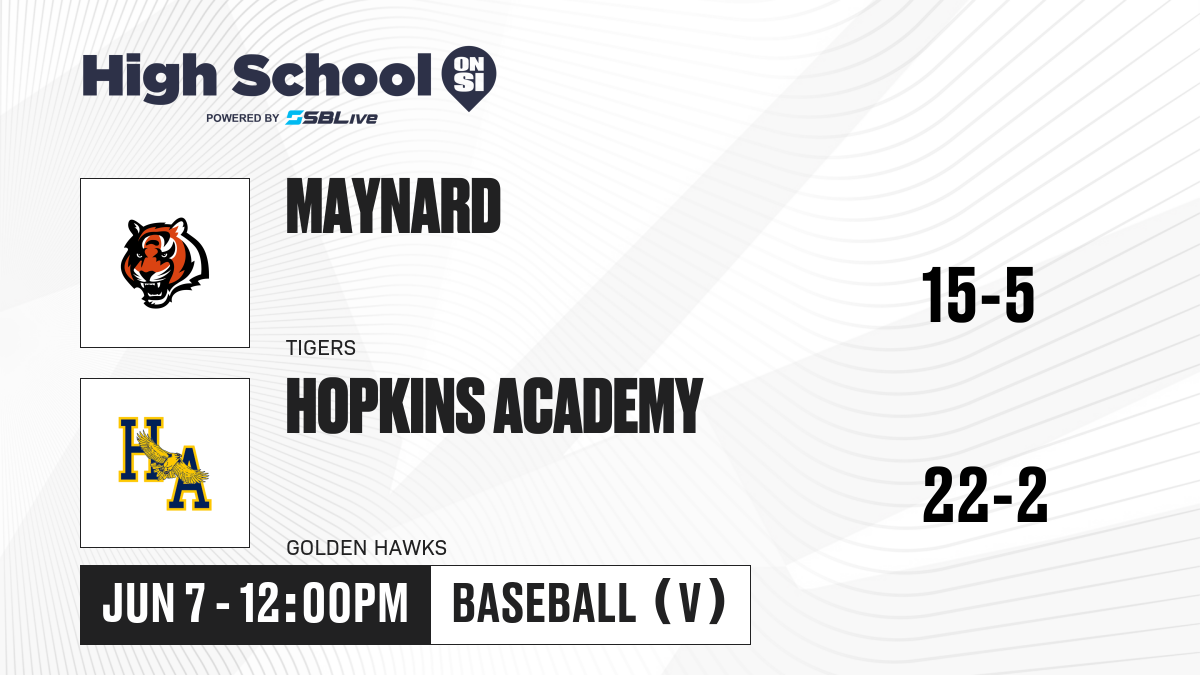 Maynard vs Hopkins Academy Baseball - Jun 7, 2026 - High School On SI