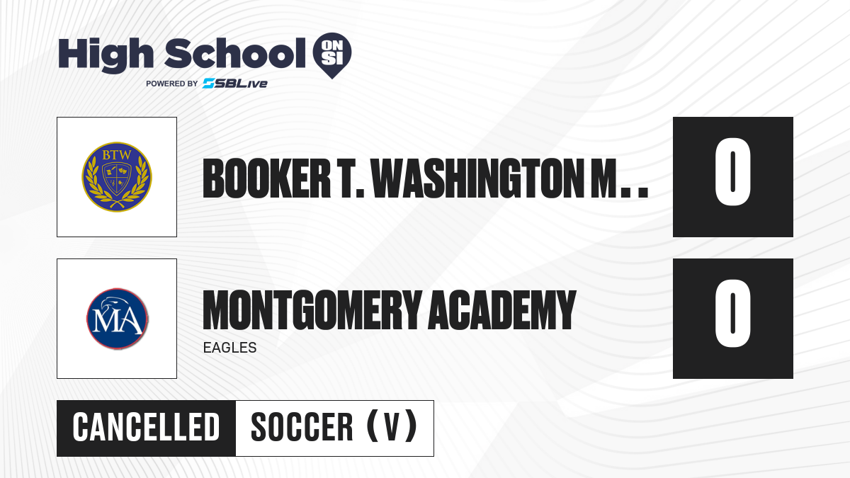 Montgomery Academy vs Booker T. Washington Magnet Boys Soccer - Mar 2 ...