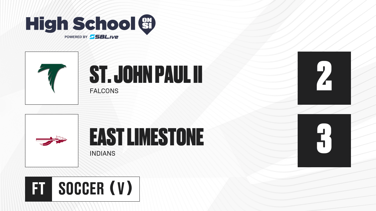 East Limestone vs St. John Paul II Boys Soccer - Apr 12, 2021 - High ...