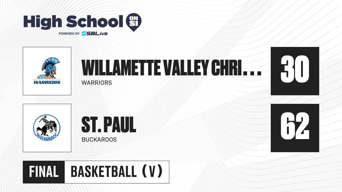 Willamette Valley Christian vs St. Paul Boys Basketball - Dec 11, 2018 ...