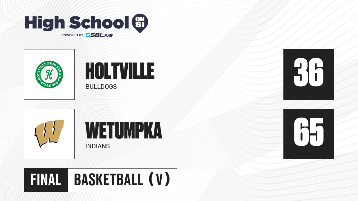 Wetumpka vs Holtville Boys Basketball - Jan 6, 2021 - High School On SI
