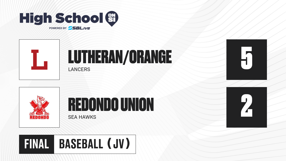 Redondo Union vs Lutheran/Orange JV Baseball - Mar 24, 2021 - High ...