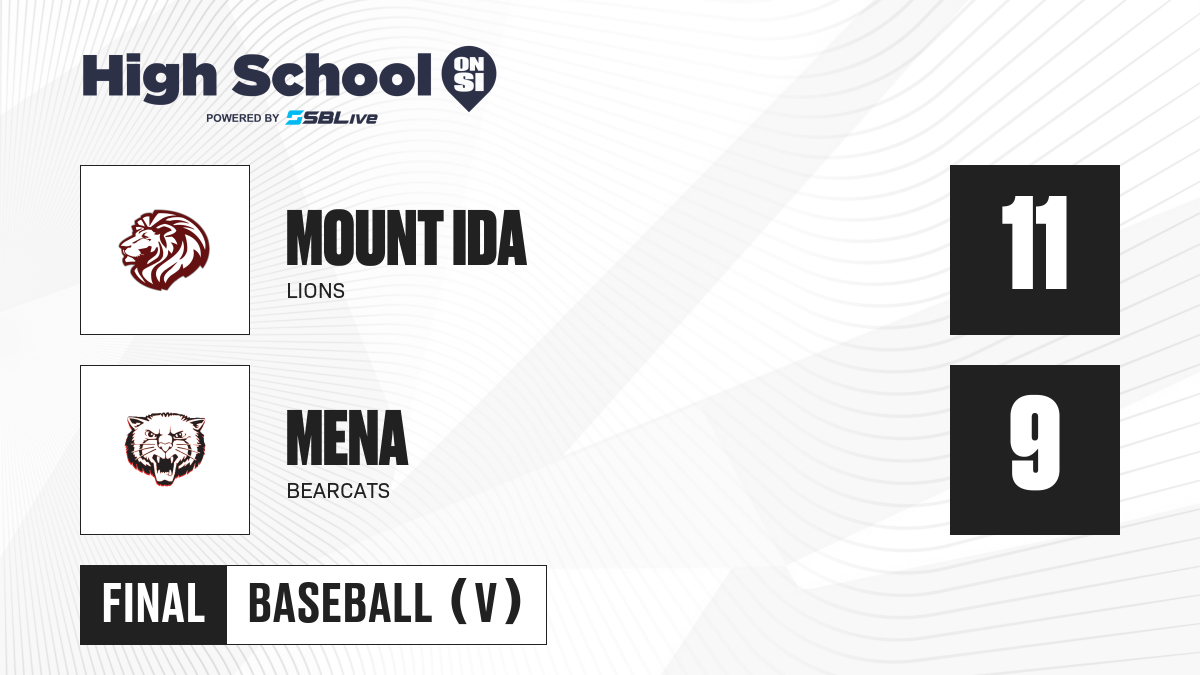 Mount Ida vs Mena Baseball - Apr 1, 2021 - High School On SI